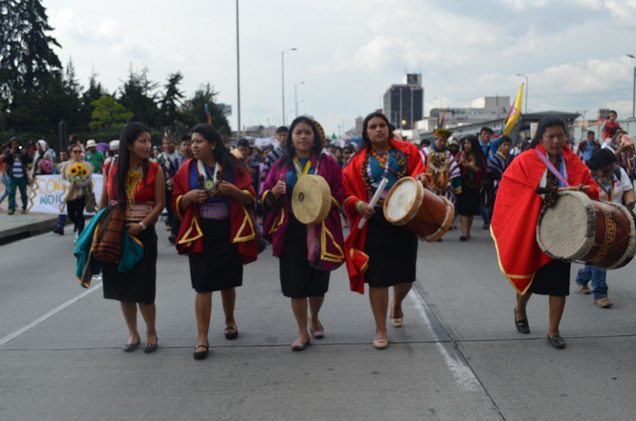 ONIC - Pueblos originarios de Colombia marcharon por la dignidad, la ...